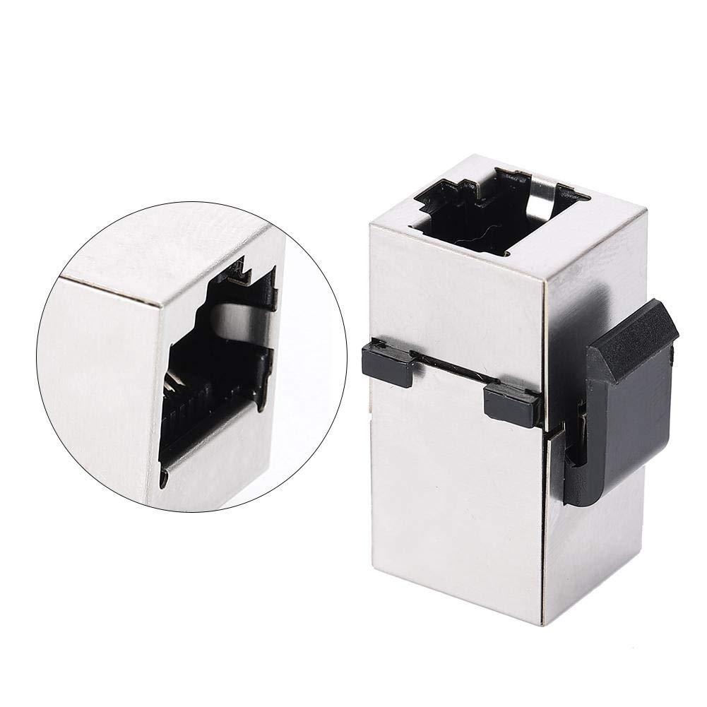 Buy RJ45 Connector, 2Pcs RJ45 Module Shield Cat6 Straight Through Wire ...