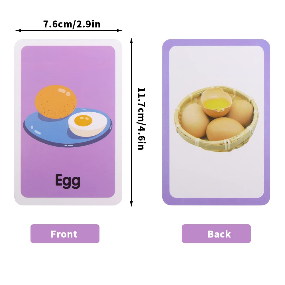Snapklik.com : Flash Cards For Toddlers Learn Foods & Drinks Fun ...
