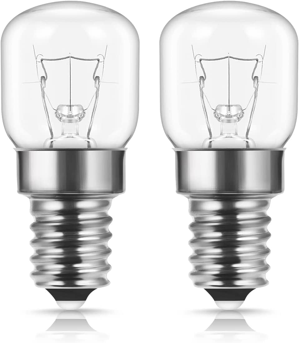 Kanta Pack of 2 X 25w E14 SES Oven LAMP Light Bulb 300 Degrees - Small ...