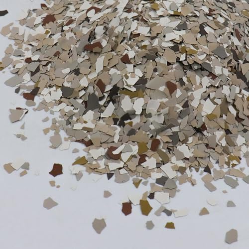 900G/2Lb Decorative Color Chips Blend Epoxy Floor Flakes Garage Floor ...
