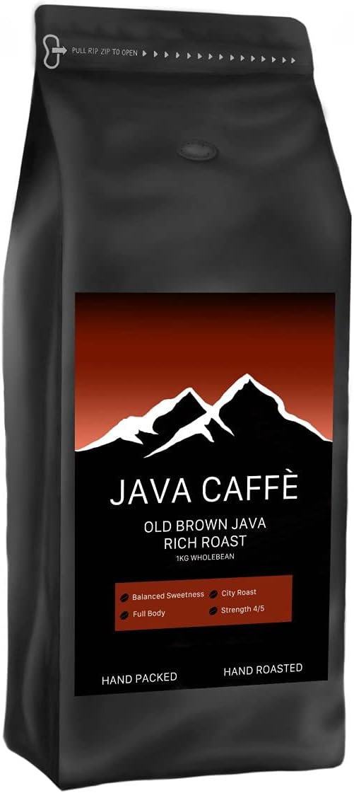 Java Caffe 'Old Brown Java' Full Medium Roast 1kg, Hand Roasted Artisan ...