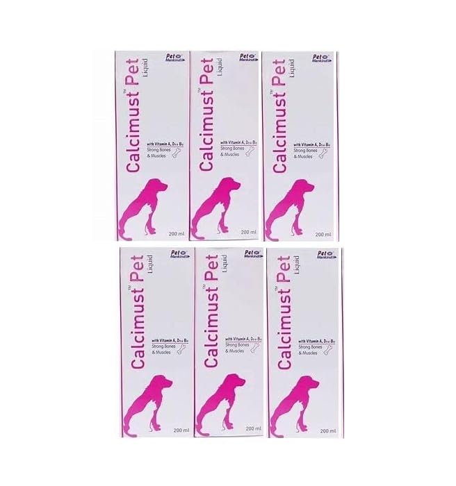 BULLYPET Calcimust Pet Syrup, Calcium Supplement for Strong Bones ...