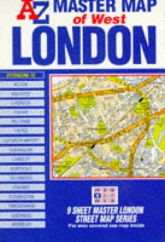 Master Map of Greater London: West Section (London Street Maps) by ...