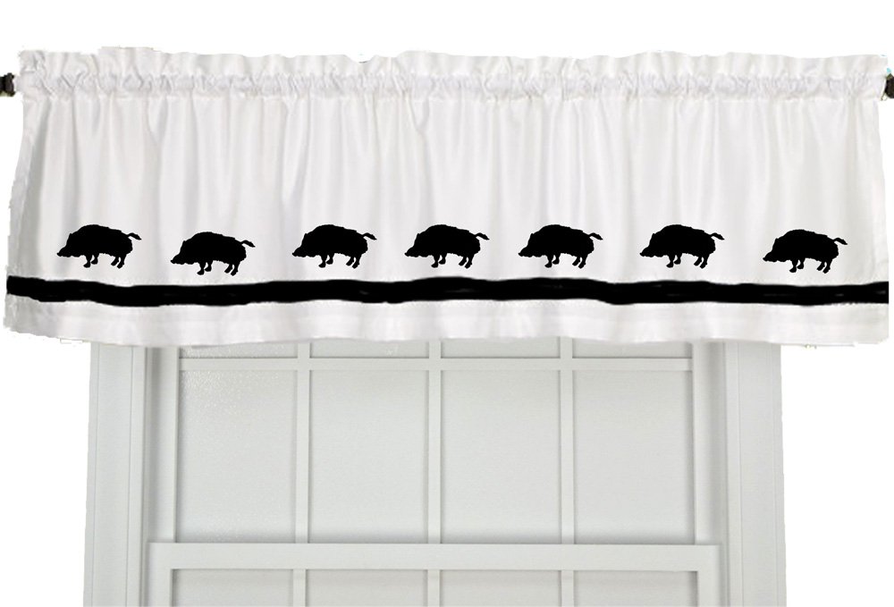 Amazon.com: Wild Boar Pig Pum ba Window Valance/Window Treatment - In ...