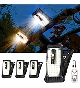 sunlight encounter Clip On Solar Motion Lights Outdoor Waterproof, 4 ...