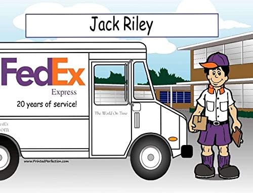 Amazon.com: Personalized FedEx Driver Male Download - Print at Home ...