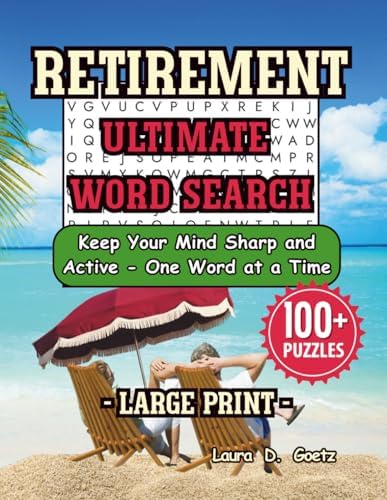 Amazon.com: Ultimate Retirement Word Search Puzzles. Large Print. Keep ...