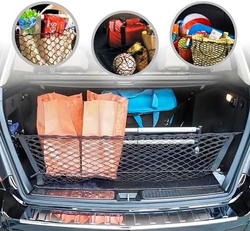 Amazon.com: Envelope Style Automotive Elastic Trunk Mesh Cargo Net for ...