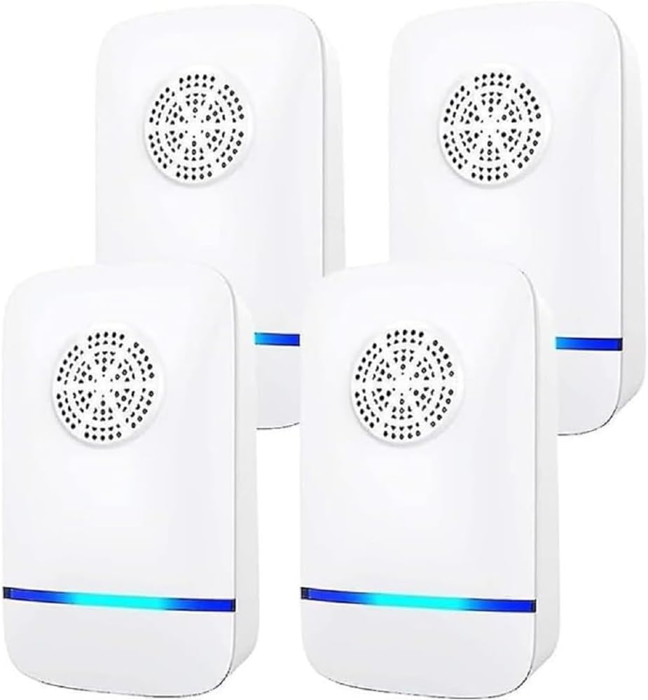 Nexis Ultrasonic Pest Repellent 4-Pack - Deters Rats, Mice, and Bugs ...