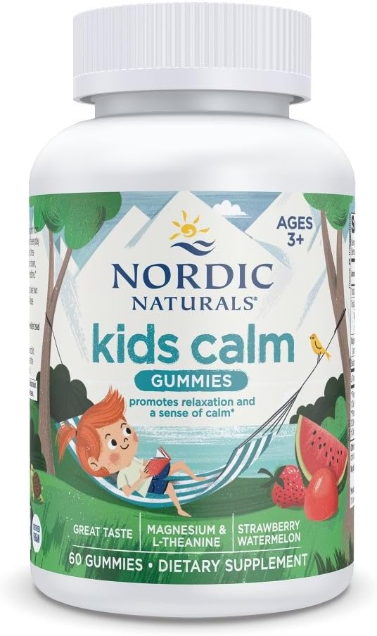 Amazon.com: Nordic Naturals Kids Calm Gummies - Strawberry Watermelon ...