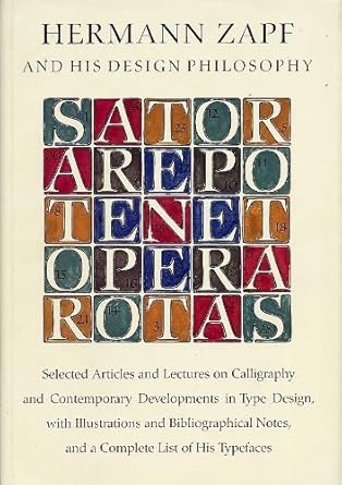 Hermann Zapf & his design philosophy: Selected articles and lectures on ...