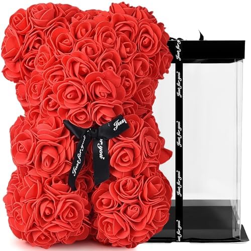SECALIFE Purple Rose Bear Women Gifts for Valentine's Day, Mother's Day ...