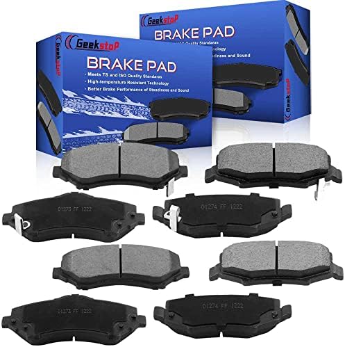 Amazon.com: Geekstop D1273 D1274 Front and Rear Brake Pads Fit for 2008 ...