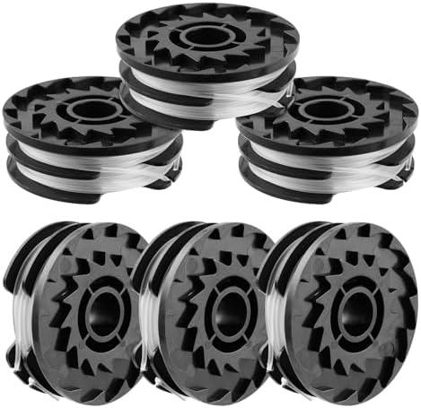 6PCS Trimmer Spool Strimmer Wire Line Compatible with LIDL Parkside 20 ...