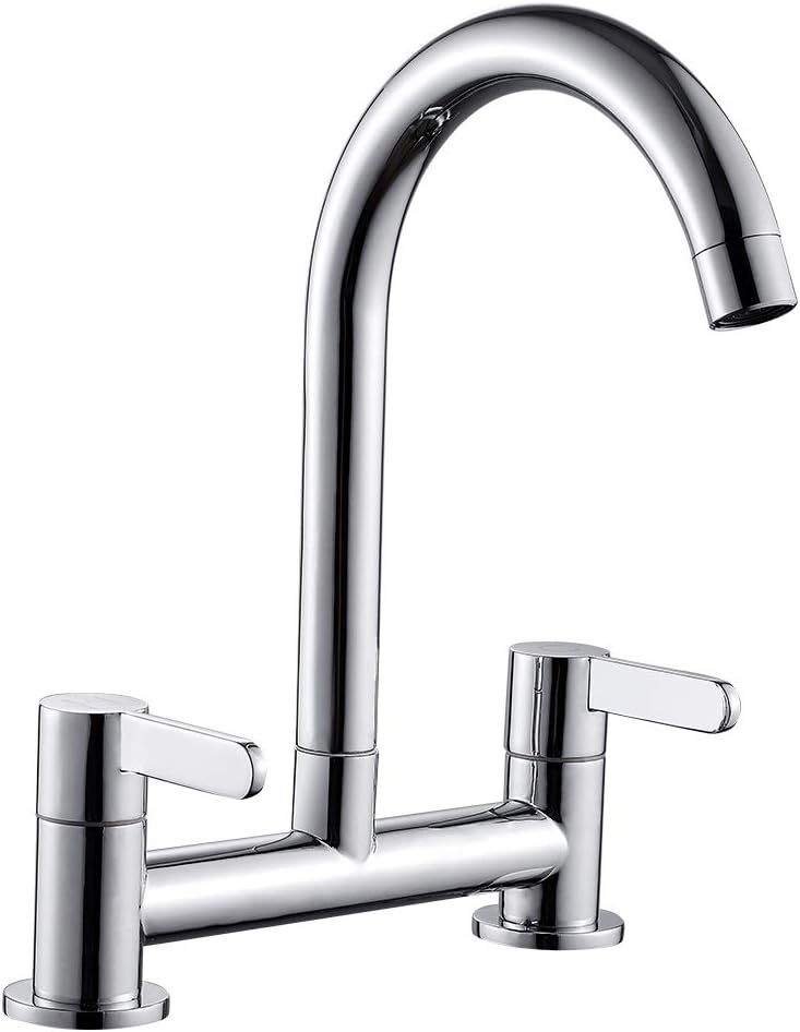Bristan DUL DSM C Design Utility Lever Deck Kitchen Sink Mixer Tap with ...