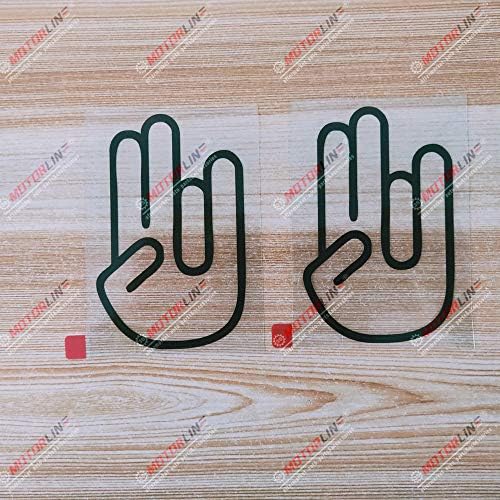 Amazon.com: Shocker Hand Sign Car Decal / Sticker - Lime Green : Automotive