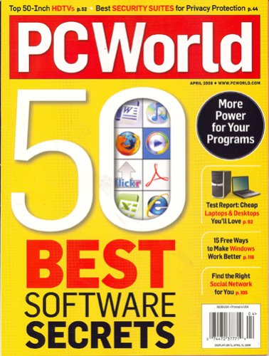 PC World, April 2008 Issue: Editors of PC WORLD Magazine: Amazon.com: Books
