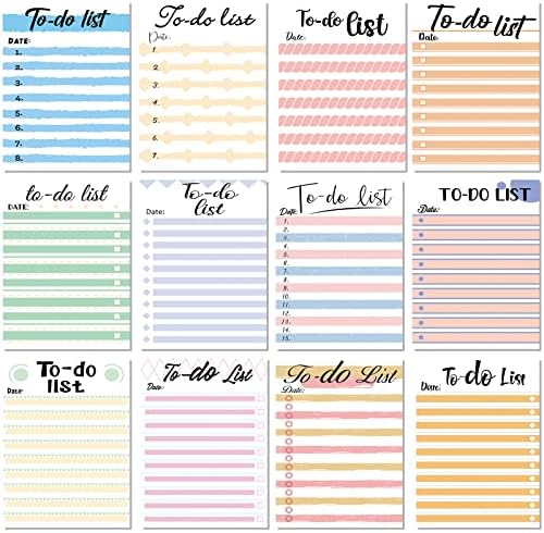Amazon.com : 12 Pack Sticky Notes Notepad 3 x 4 Inch Cute to Do List ...