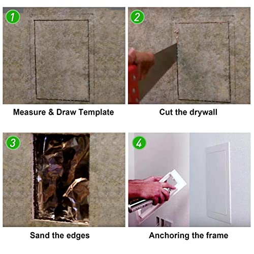 Snapklik.com : Plumbing Access Panel For Drywall 18 X 18 Inch Plastic ...