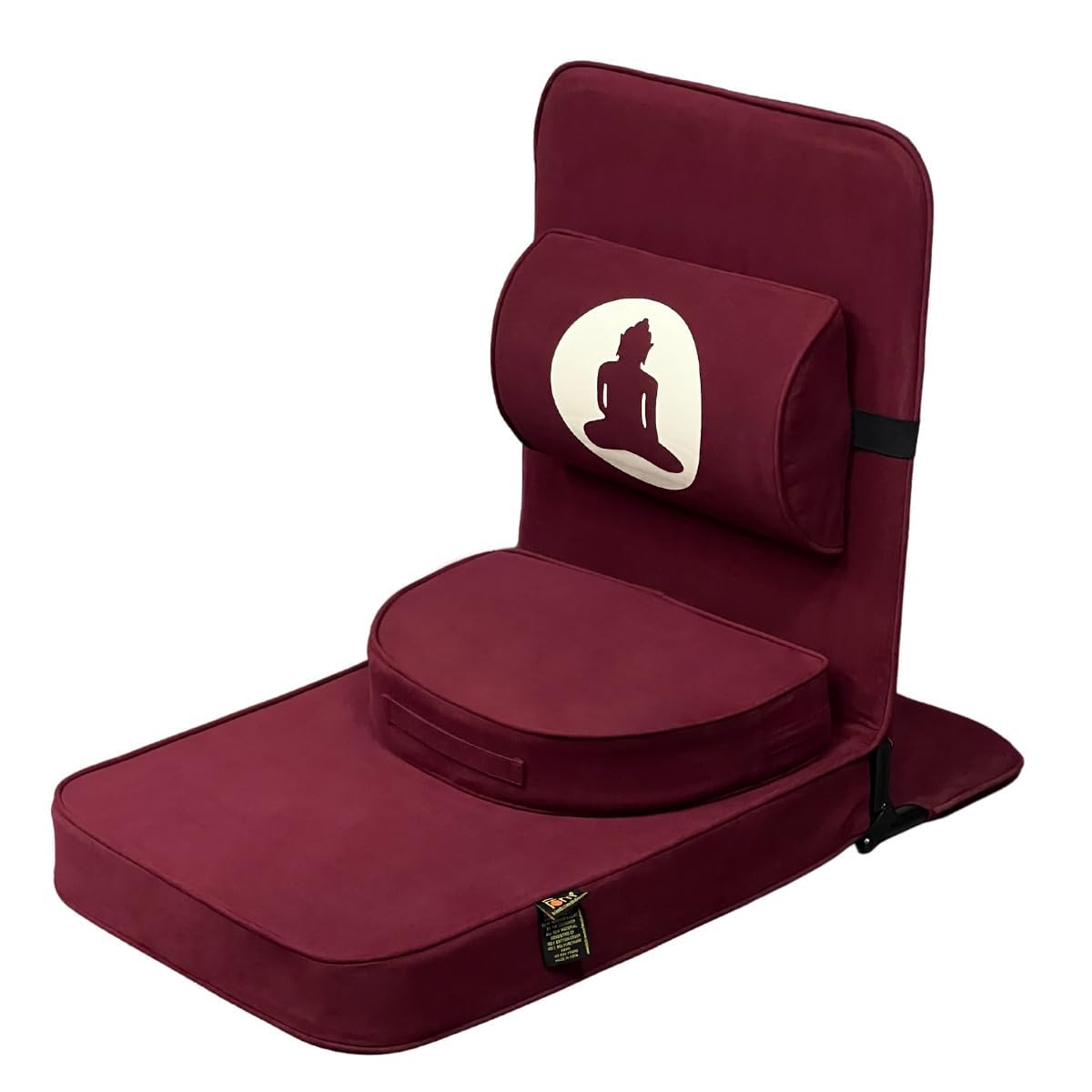 Friends of Meditation Large Relaxing Buddha Meditation Chair with Back ...