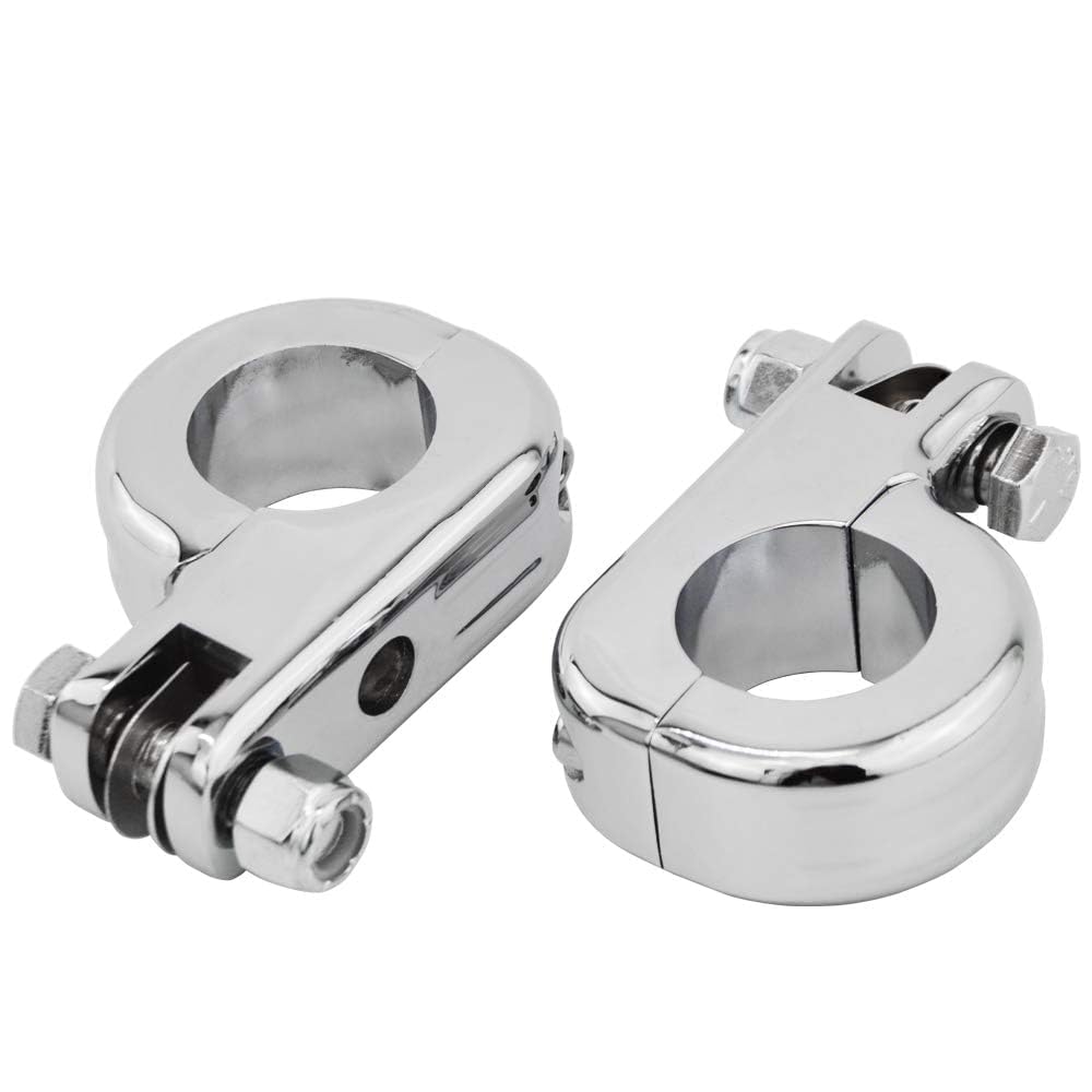 Snapklik.com : Dasen 1-1/4" Highway Bar Clamp Kit, Footrest Front ...