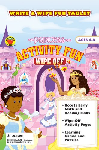 Amazon | Princess Activity Fun Wipe Off (Write & Wipe Fun Tablets ...