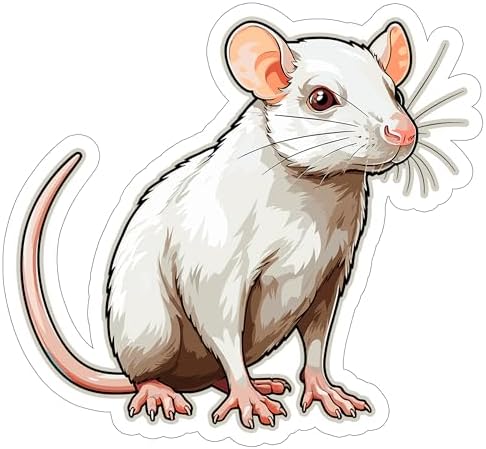 Amazon.com: Rat Sticker Travel Outdoors Decal Vinyl Small Waterproof ...