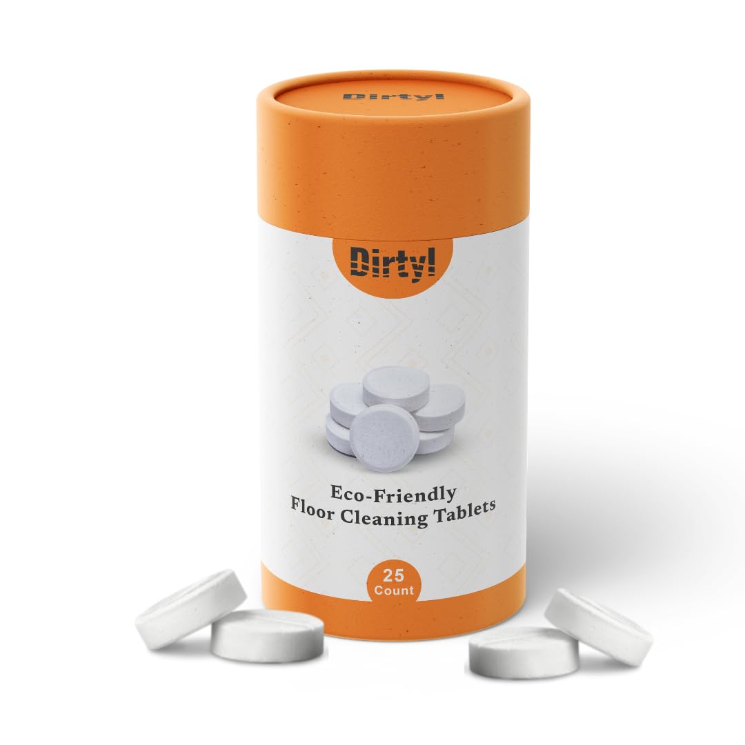 Dirtyl Floor Cleaning Tablet - 25 Tablets | Effortless Dissolving ...