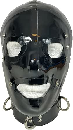 Amazon.com: Yuanweicloths Latex Hood Suffocation Game Rubber Mask ...