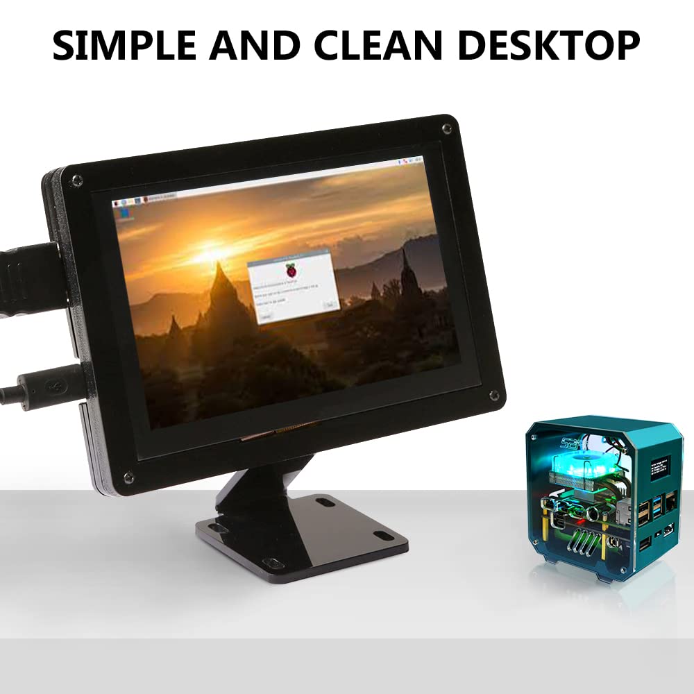 Buy GeeekPi Mini Tower UPS Kit,Raspberry Pi ICE Tower Cooler with ...