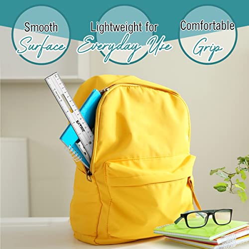 Snapklik.com : Rulers For Kids, 12 Inch Clear Ruler - Assorted Colors ...