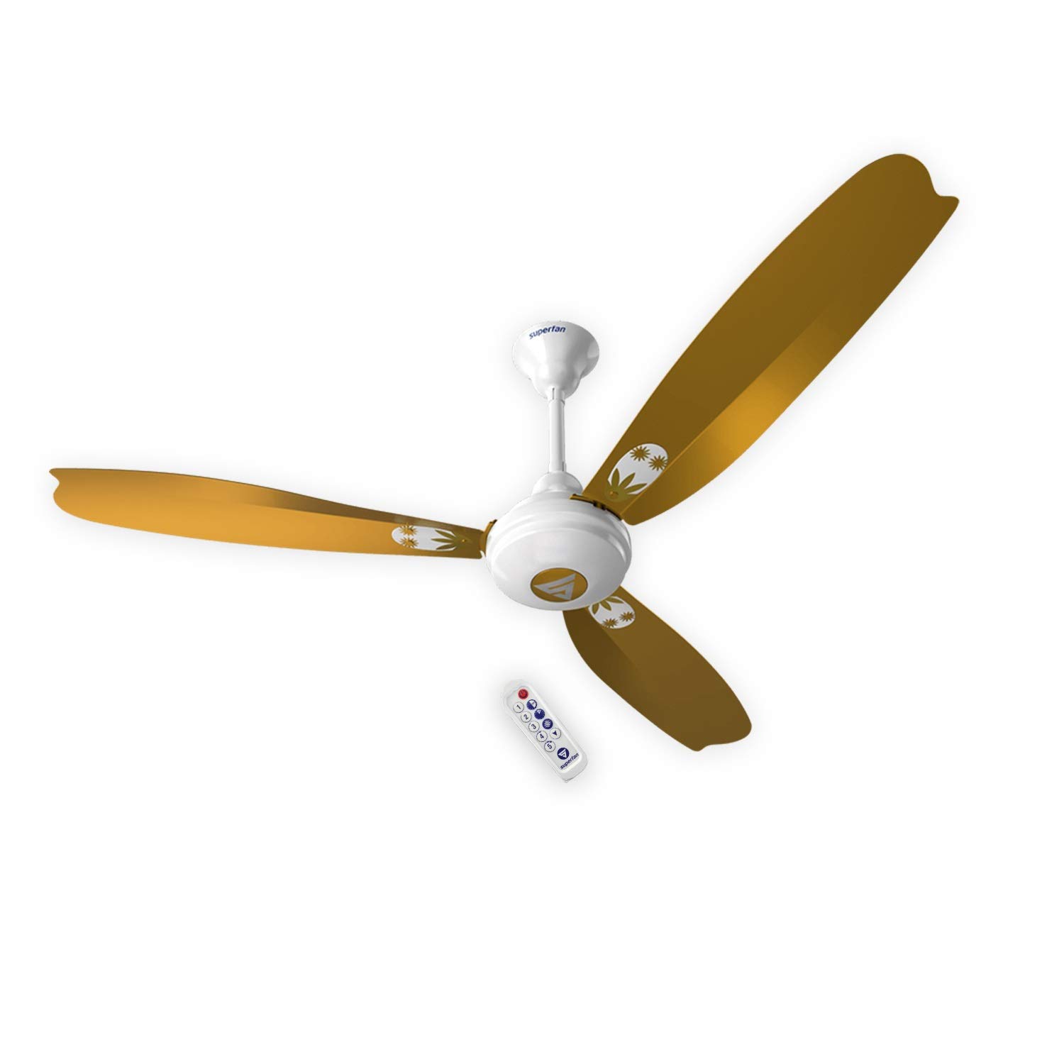 Buy Superfan Super A1 Gold 1200 mm Ceiling Fan of 5 Star Rated with ...