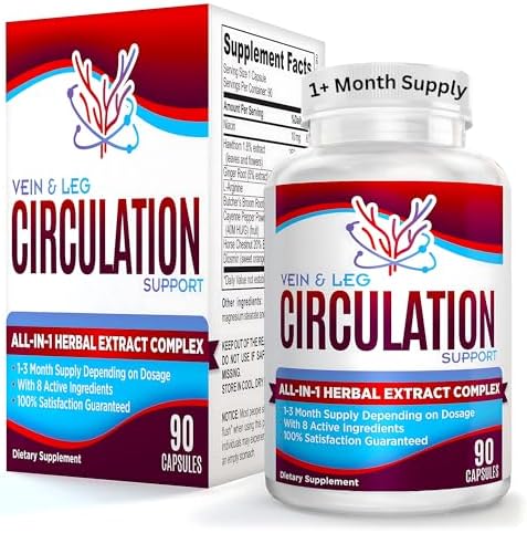 Amazon.com: Vein & Leg Circulation Support (All-in-1) Supplements with ...
