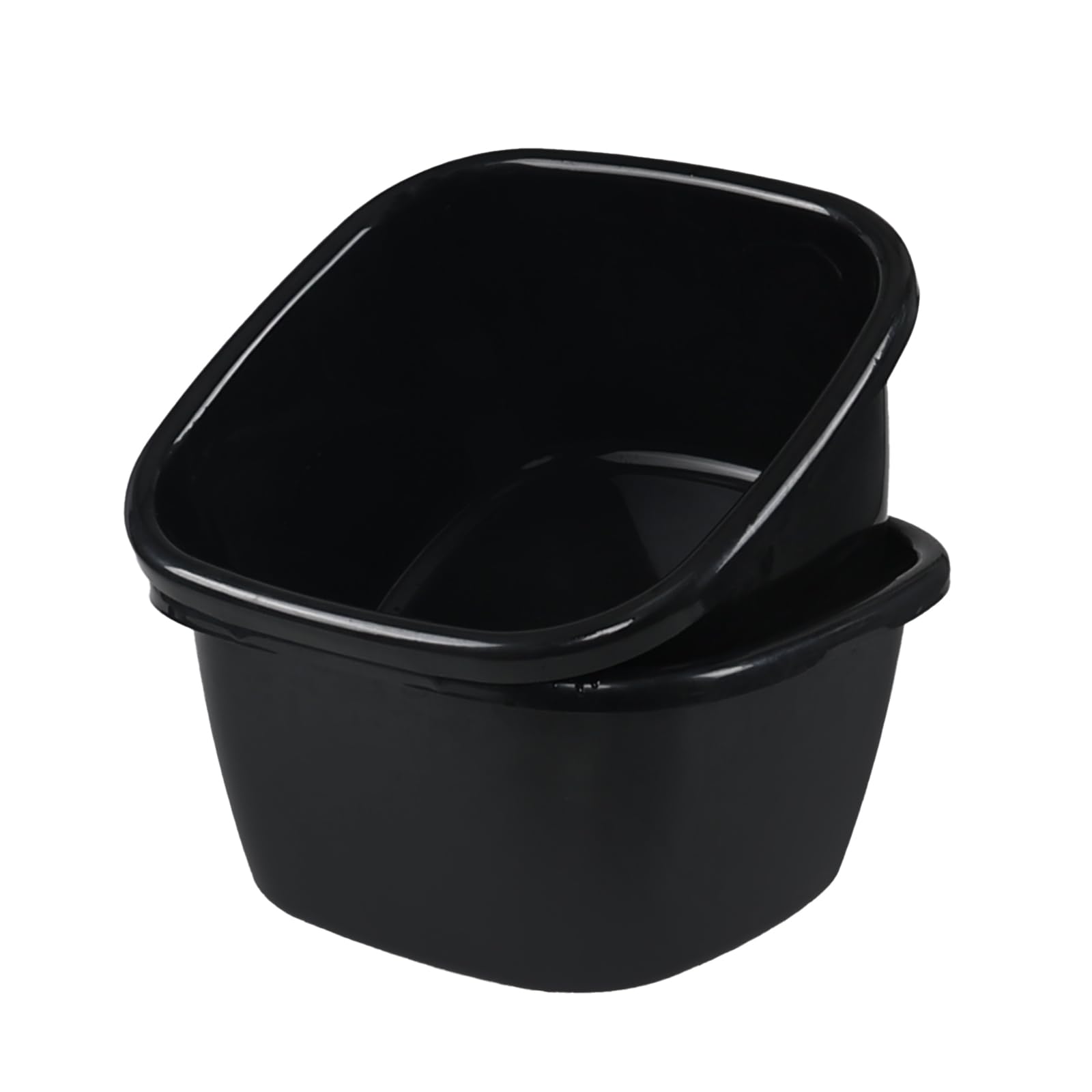 Amazon.com: Zopnny 2-Pack 18 Quart Plastic Wash Basin, Square Dish Pans ...