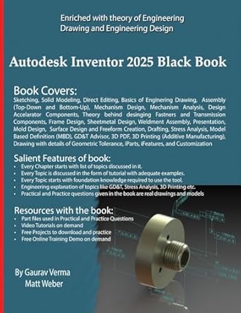 Autodesk Inventor 2025 Black Book | Amazon.com.br