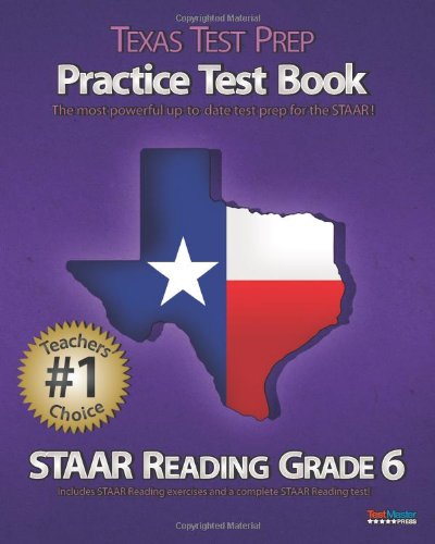 Amazon.com: Texas Test Prep Practice Test Book Staar Reading Grade 6 ...