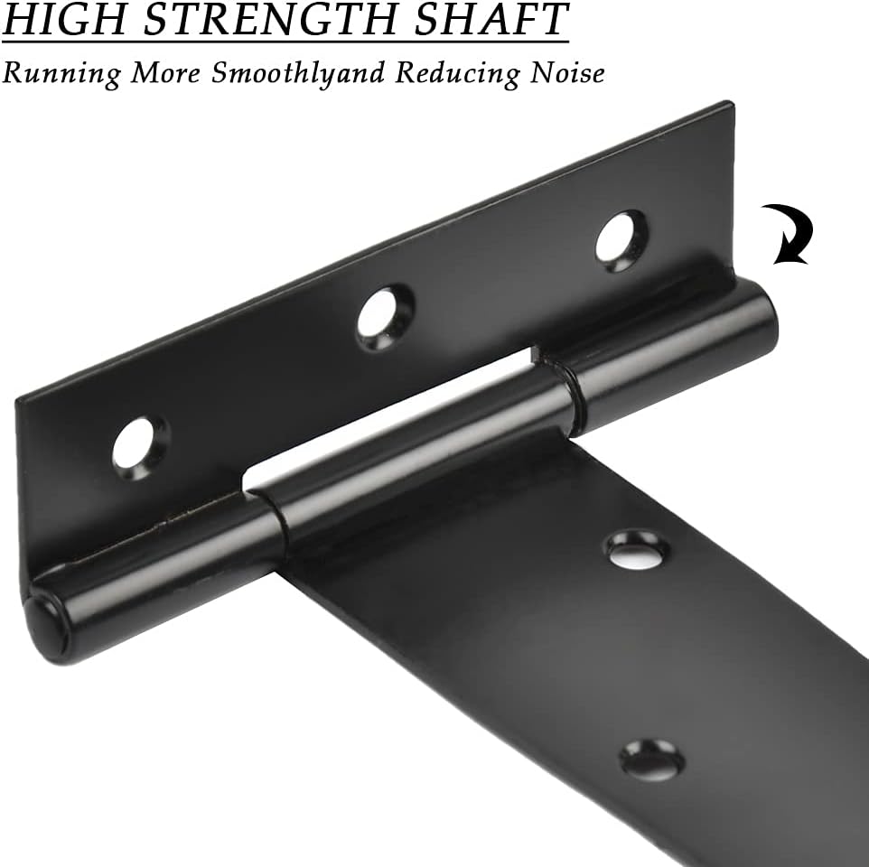 CENEBN 7 Pcs 12″ T-Hinge with 24 Screws & Cuboid Level Bubble,12″ Heavy ...