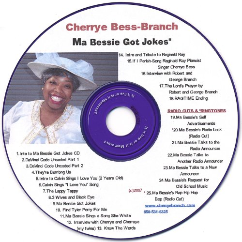 Amazon.com: Ma Bessie Got Jokes : Cherrye Bess-Branch: Digital Music