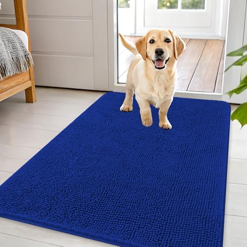 Amazon.com: OLANLY Dog Door Mat for Muddy Paws 44x32, Absorbs Moisture ...