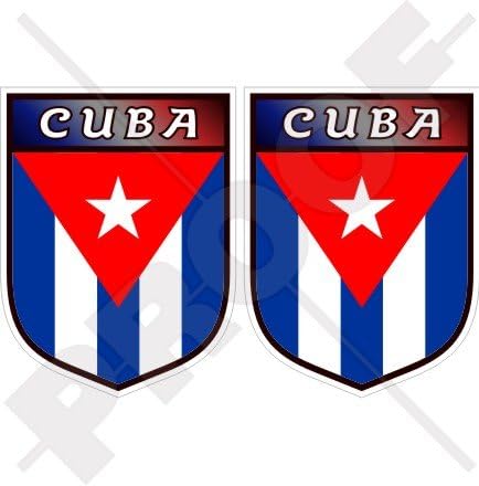 CUBA Escudo Cubano República de Cuba 75mm (3") Pegatinas de Vinilo ...