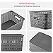 Amazon.com - AREYZIN Plastic Storage Baskets With Lid Organizing ...