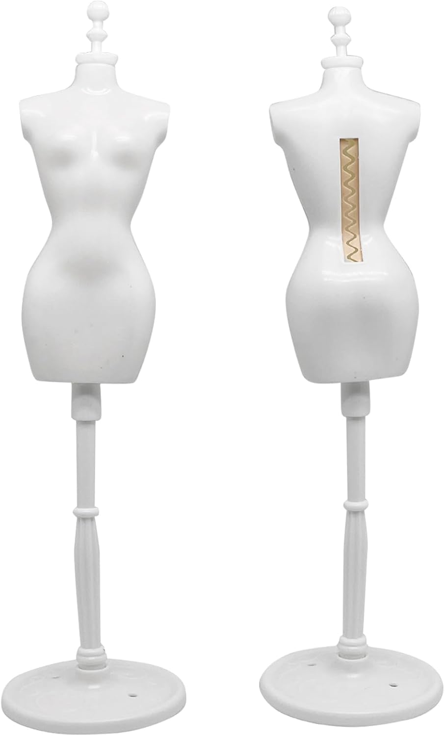Amazon.com: ERDANER 4pcs Mannequin Torso Dress with Base Stand,Mini ...