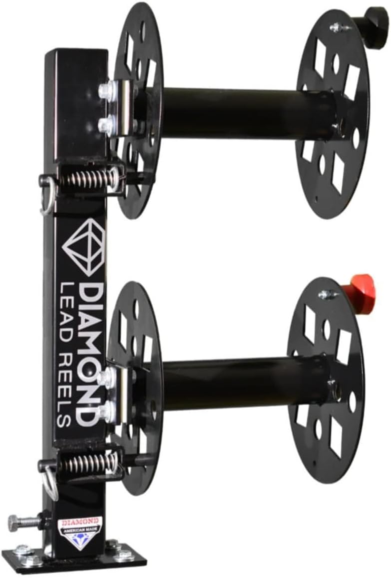 Amazon.com : Heavy Duty Double Welding Cable Lead Reel Swivel Base USA ...