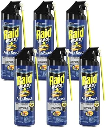 Amazon.com: Raid Max Ant and Roach Spray, 14.5 Ounce (Pack of 4 ...