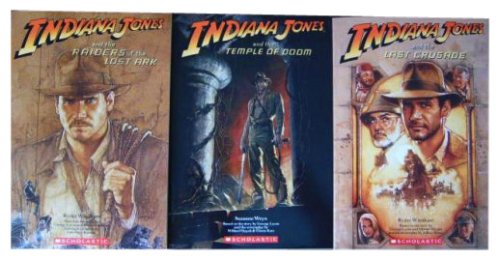 Indiana Jones Trilogy 3 Book Set Novelization with Mini Poster (Volumes ...