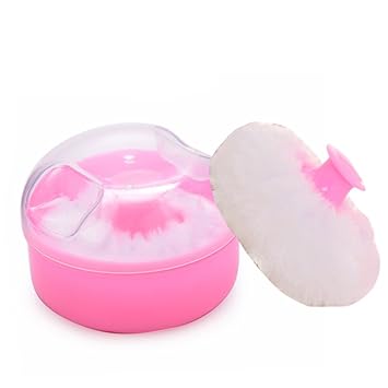 Amazon.com : 1Pc Portable Baby Soft Face Body Cosmetic Powder Puff ...