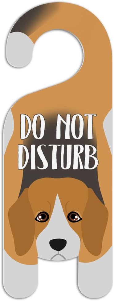 Amazon.com: GRAPHICS & MORE Beagle Dog Do Not Disturb Plastic Door Knob ...