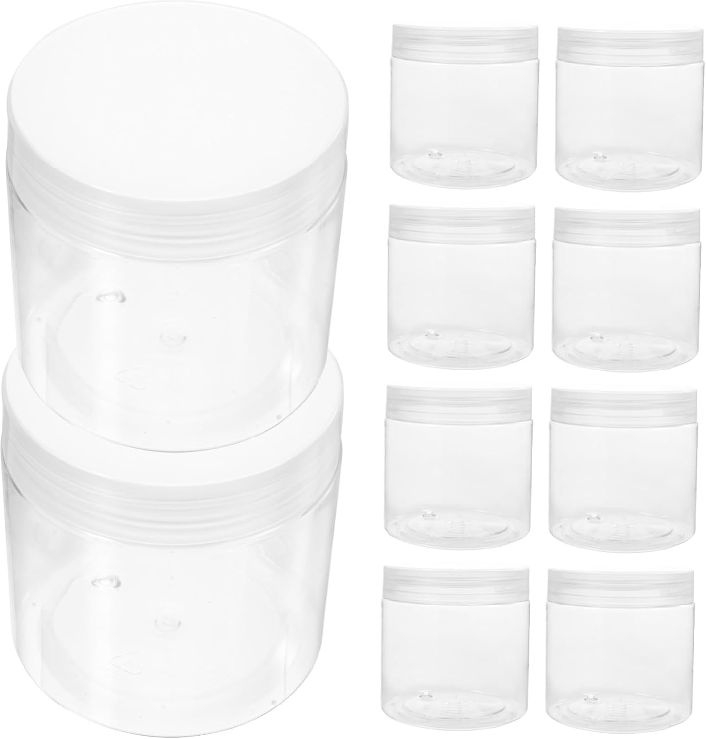 Amazon.com: 20 Pcs Transparent Storage Tank Plastic Jar Loose Tea ...