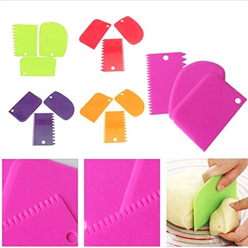Buy PINDIA Cake Side Designer Scraper decorador pasteles Set of 3 ...