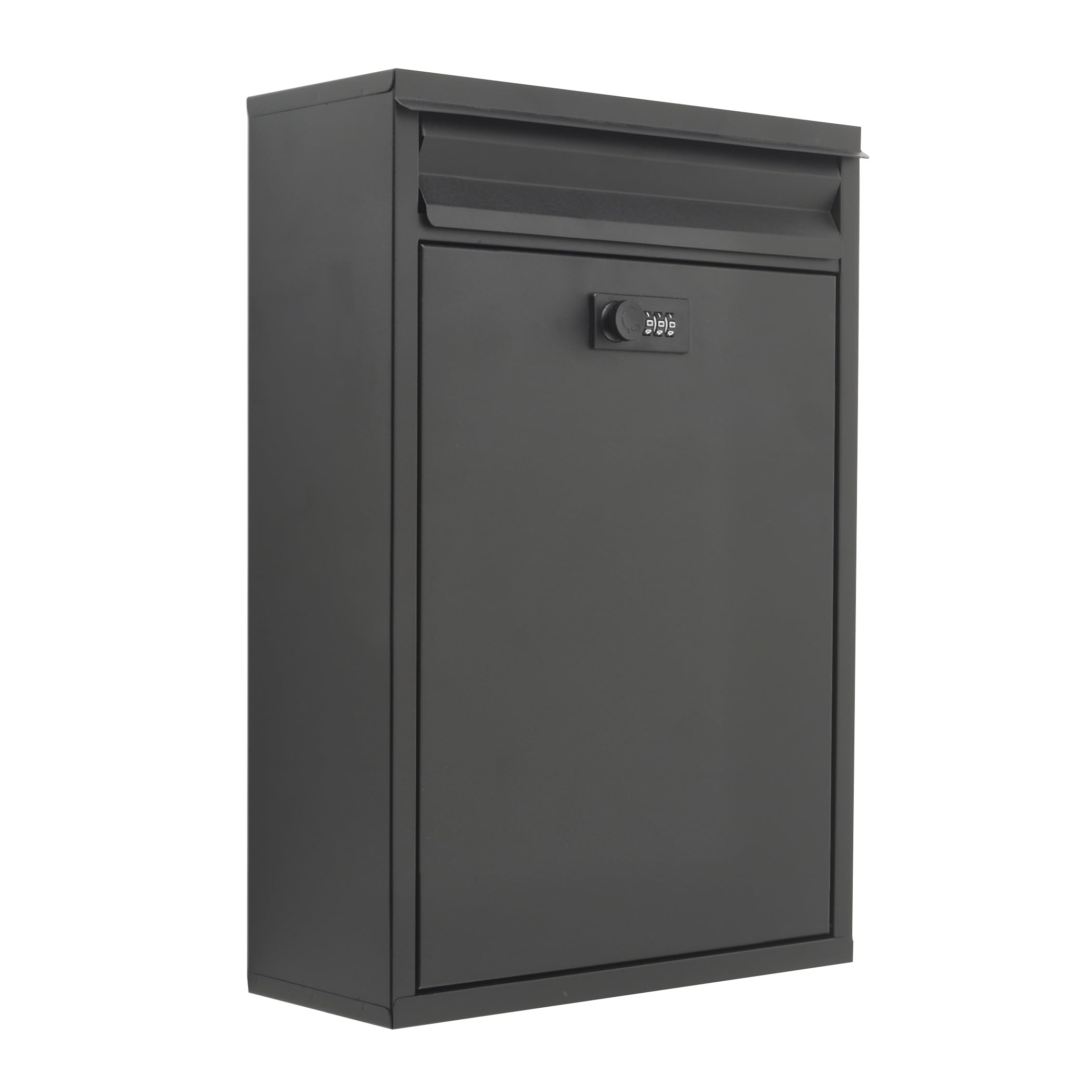 Safes UK Keyless Post Box – Large Steel Mailbox with Secure Combination ...